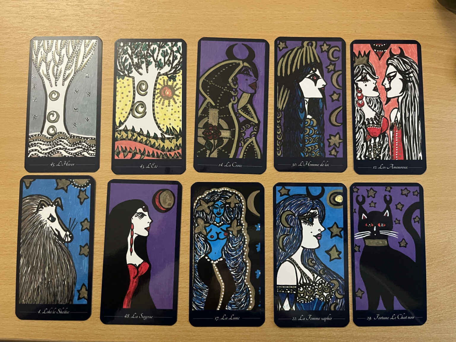 Loracle Saphir Chris Mel Étui Livret Illustré Et 52 Cartes Éditions La Compagnie